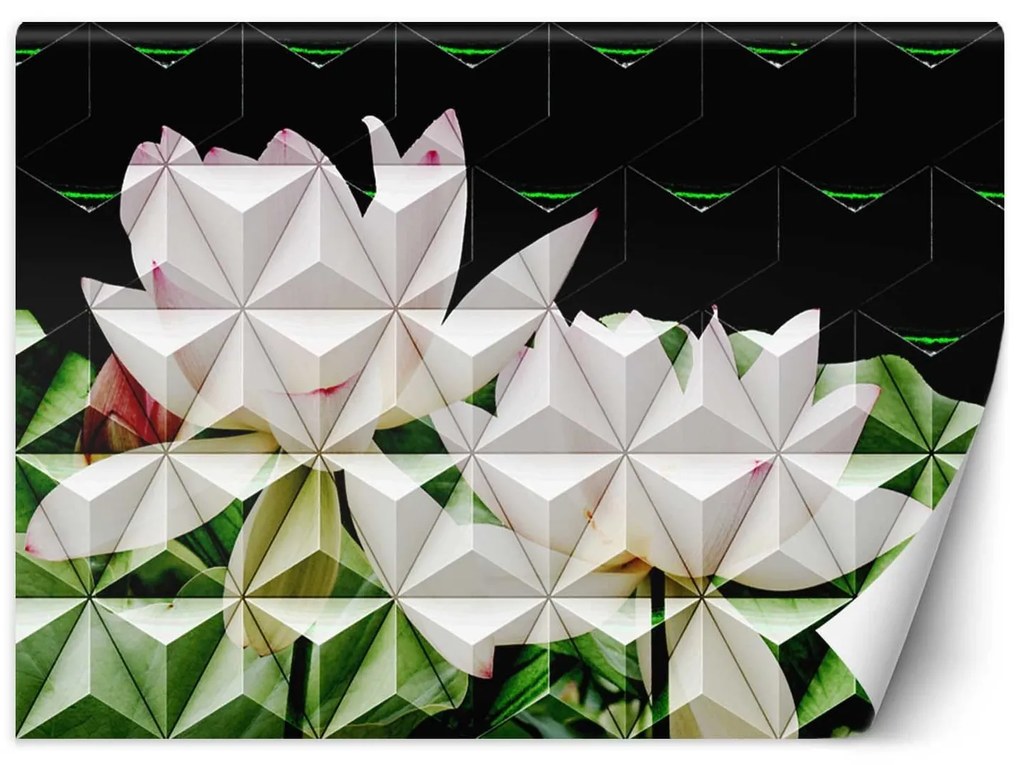 Gario Fototapeta Geometrický lotosový květ Materiál: Vliesová, Rozměry: 200 x 140 cm