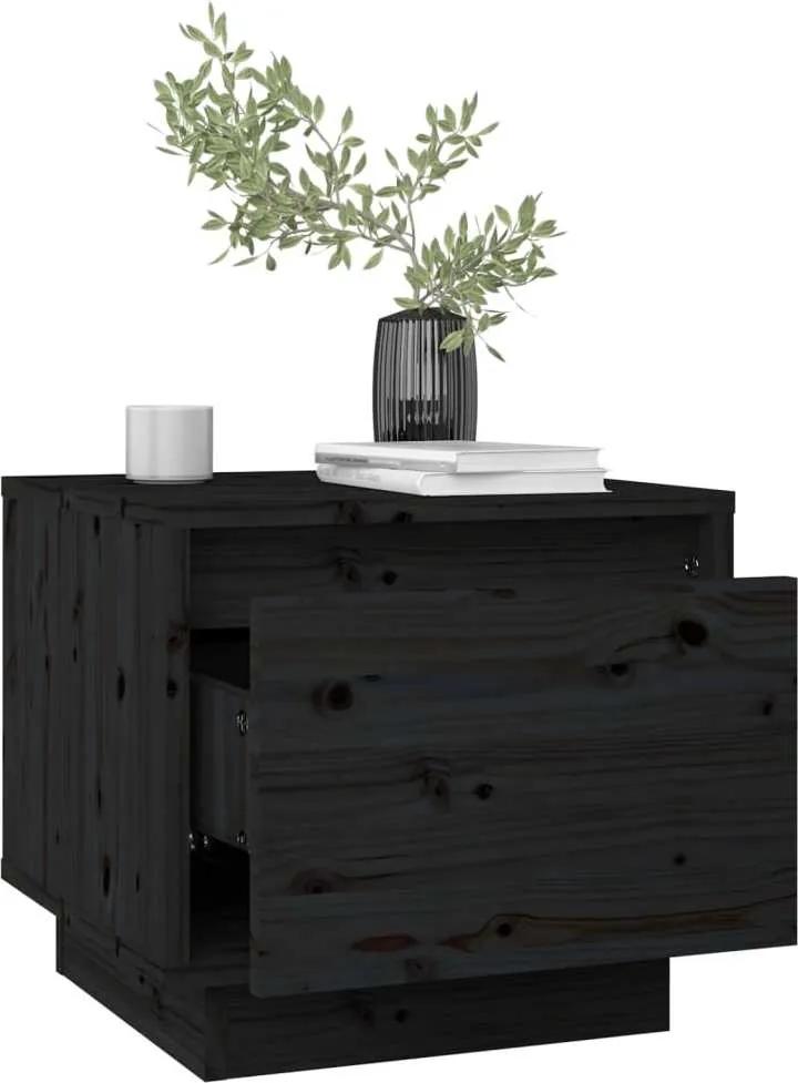 vidaXL Noční stolek 35 x 34 x 32 cm masivní borové dřevo [813403] Barva: Přírodní
