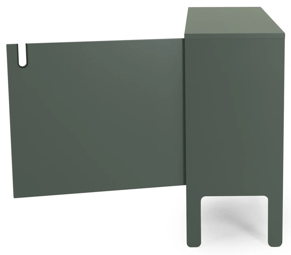 TENZO Dřevěná komoda UNO 148cm zelená 9008554031