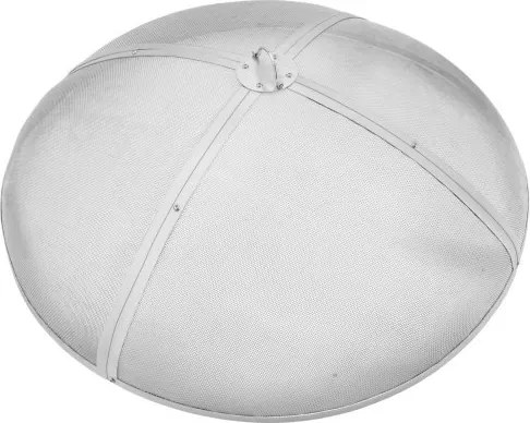 Ochranný kryt proti jiskrám pro ohniště kulatý 101,6 cm, zesílený kovový kryt z těžké