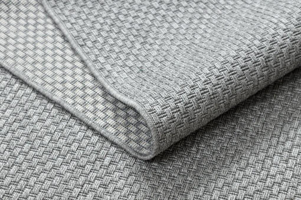 Dywany Łuszczów Kusový koberec Timo 6272 Light grey – na ven i na doma ROZMĚR: 80x150