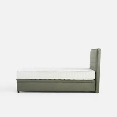 Postel boxspring zelená LAURITA 120x200 cm