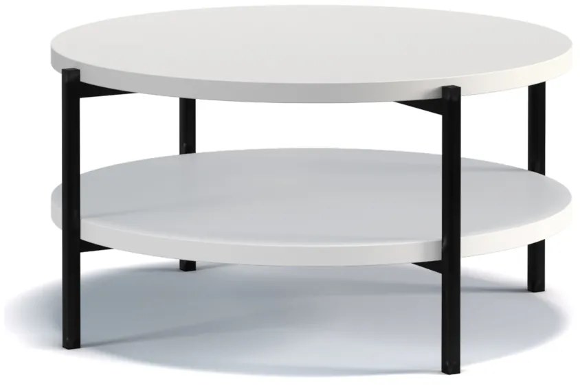 Expedo Konferenční stolek SMOG 2, 84x43x84, bílá mat