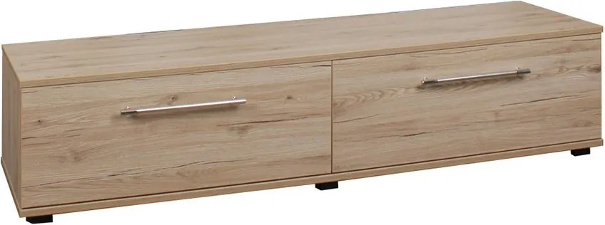 Bradop Televizní stolek se zásuvkami OS156 BB - borovice bílá
