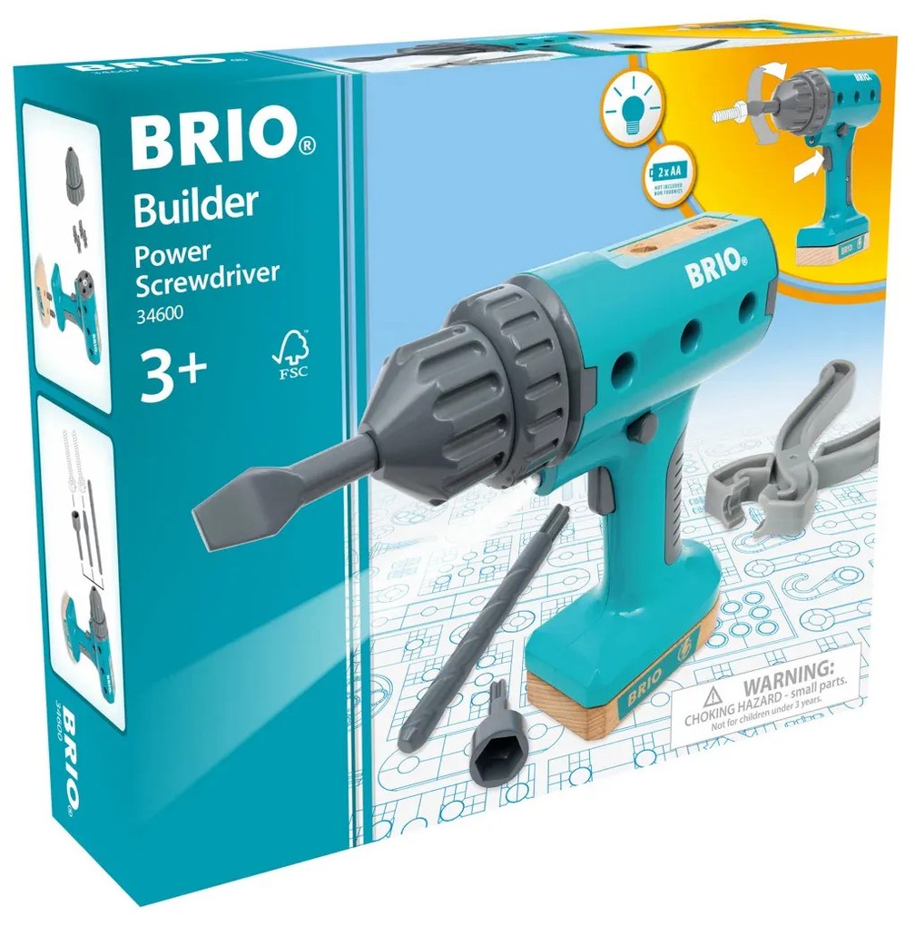 Brio Builder - vrtačka na baterie