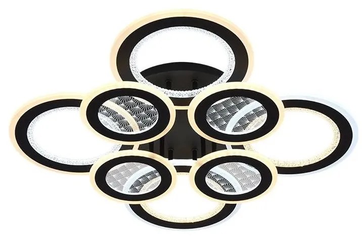 LED Stmívatelný přisazený lustr LED/200W/230V 3000-6500K + dálkové ovládání