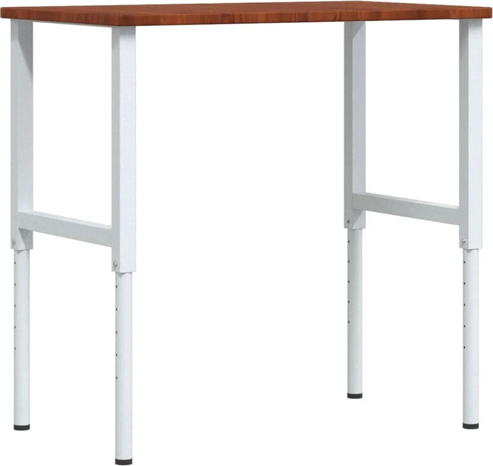 Pracovní stůl tmavě hnědý 100x60x(71,5–98) cm dub obdélníkový 3309703