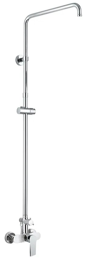 Mereo Mereo, Nástěnná sprchová baterie Dita 150 mm se sprchovou tyčí bez příslušenství, CBE60104SD1