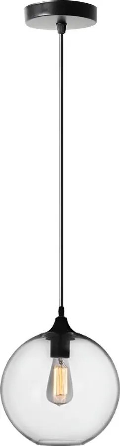 Toolight - Závěsné svítidlo E27 60W APP311-1CP, černá, OSW-00343