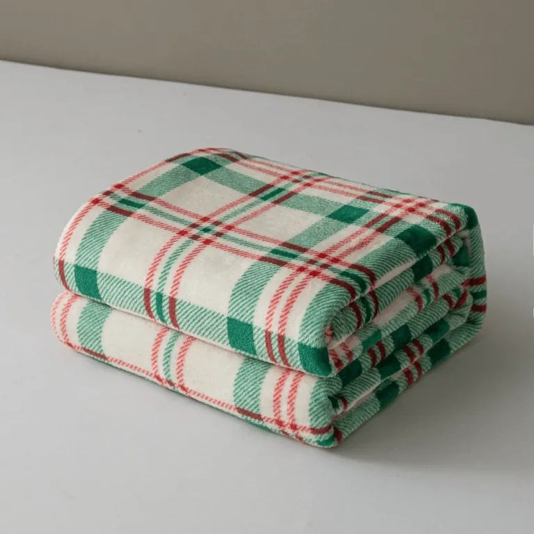 Mikroplyšová deka WINTER PLAID, barevná Rozměr: 200 x 220 cm