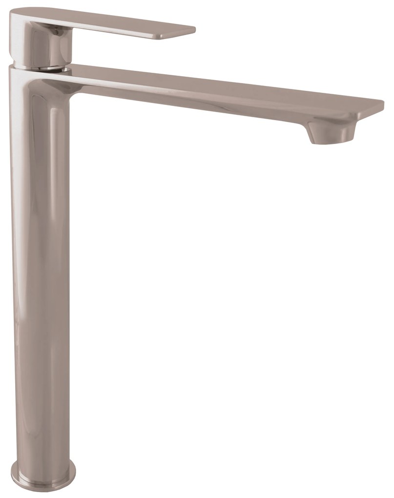 Slezák - RAV Umyvadlová vysoká baterie bez výpusti NIL - NL130.xMGL, Metal Grey lesk Připojovací hadičky - závit: 3/8"