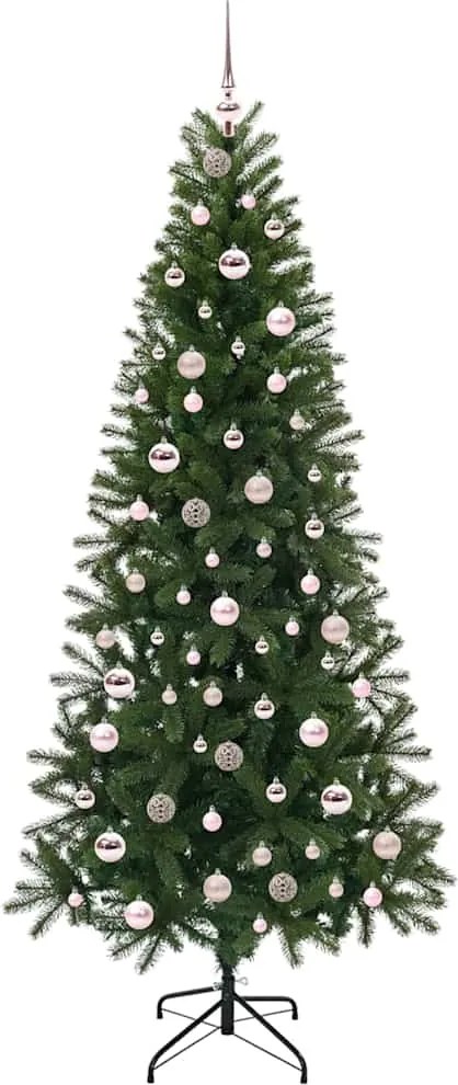 Umělý vánoční stromeček Zelená 210 cm PE a PVC 3397369