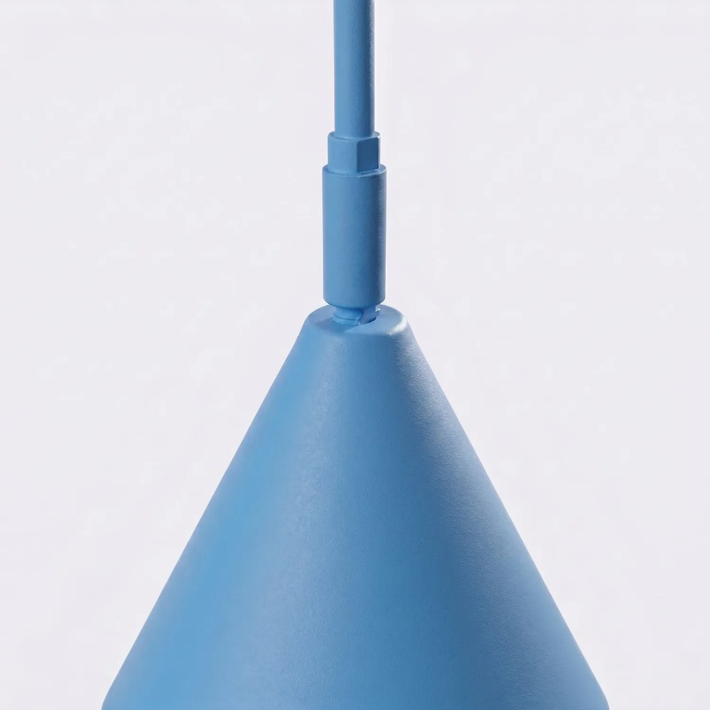 Sollux Lighting Stojací lampa NOX světle modrá