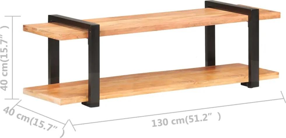 vidaXL TV stolek 130 x 40 x 40 cm masivní akáciové dřevo [320496]