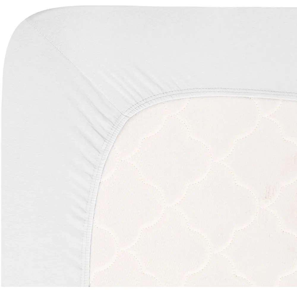 Andrea Simone Jersey Lycra prostěradlo Andrea Simone boxspring - Bright White (11-0601) 200 x 220
