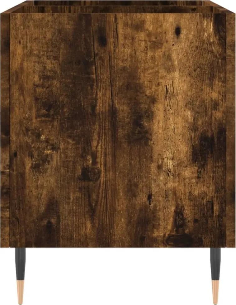vidaXL Skříňka na LP desky 74,5 x 38 x 48 cm kompozitní dřevo [831721] Barva: bílá s vysokým leskem