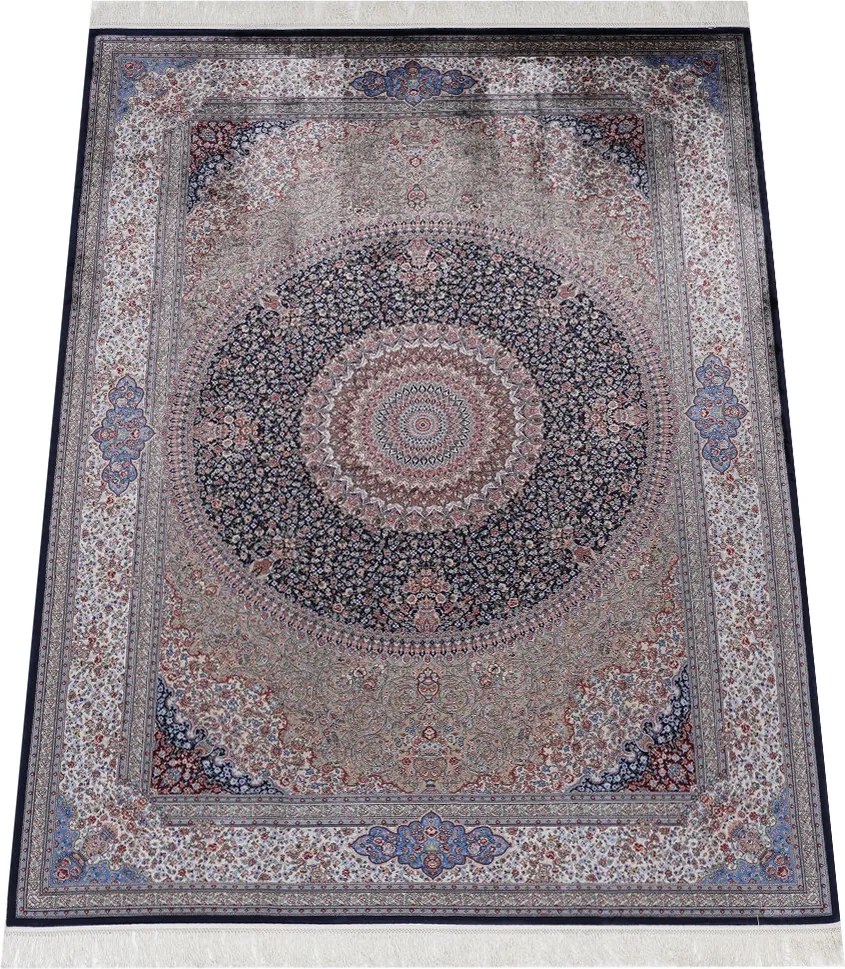 BE Koberec Anatolia Silk 32510 BLUE - modrý obdélníkový Rozměr: 160x230 cm