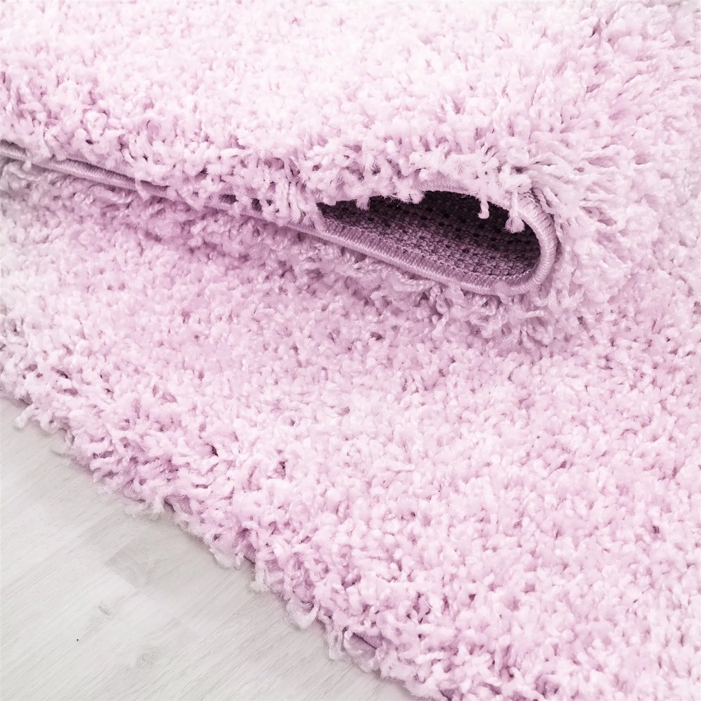 Ayyildiz Kusový koberec LIFE 1500, kulatý, Růžová Rozměr koberce: 200 cm KRUH