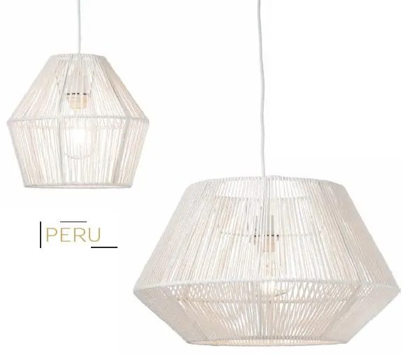 ACA DECOR Závěsné svítidlo PERU max. 40W/E27/230V/IP20, průměr 49,5cm