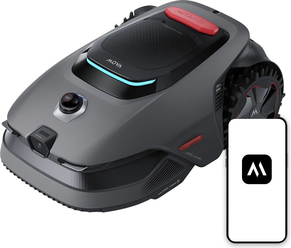 Robotický sekač MOVA LiDAX Ultra 1600 – 1000–1600 m², 3D