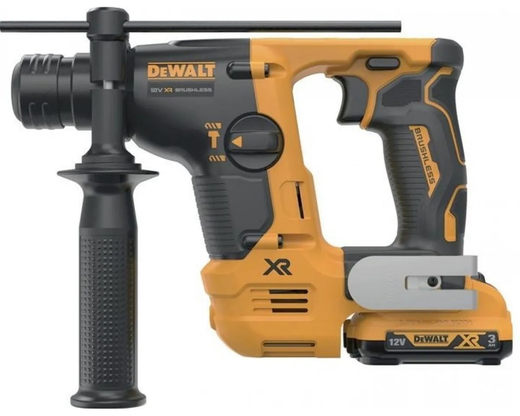Aku bezuhlíkové vrtací kladivo DeWALT DCH072L2 12 V 2 x XR 3,0 Ah