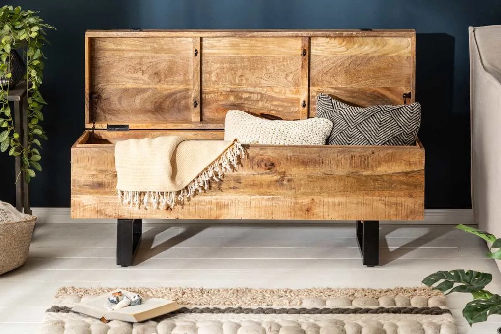 Konferenční stolek - truhla Unity Loft 115 cm mango