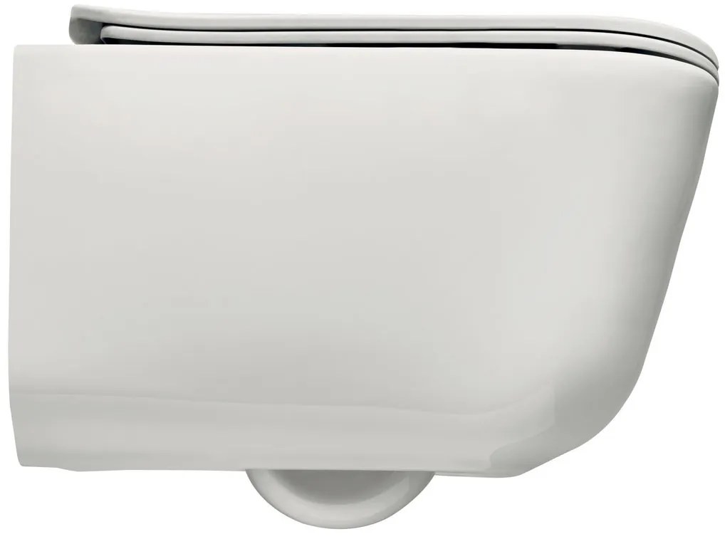 Kerasan, TRIBECA závěsná WC mísa, Rimless, 35x54 cm, bílá, 511401