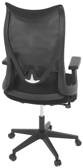 Ergonomická kancelářská židle SOSA - černá síťovina Barva: černá
