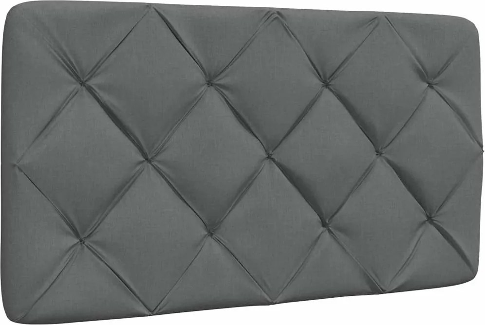 Rám postele bez matrace tmavě šedá 90 x 190 cm textil 3310567