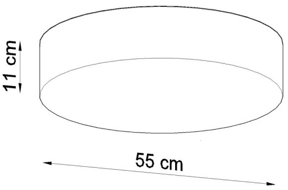 Sollux SL.0917 - Stropní svítidlo ARENA 4xE27/15W/230V černá