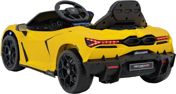 Elektrické autíčko Lamborghini Revuelto žluté