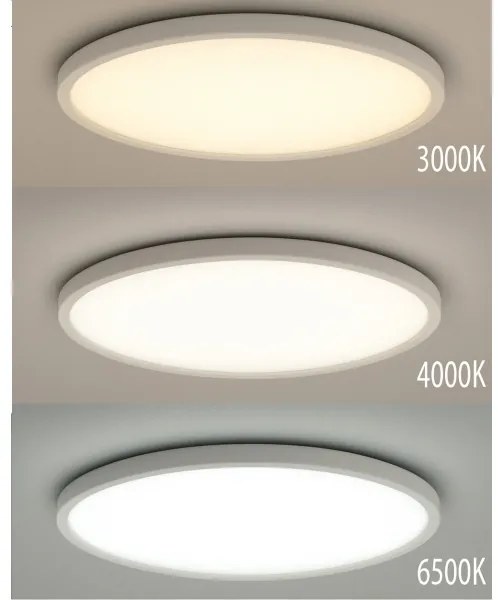 LED Stropní svítidlo LED/40W/230V 3000/4000/6500K pr. 50 cm bílá