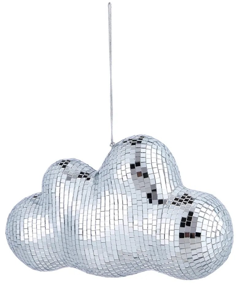 DISCO Oblak 25 cm - stříbrná