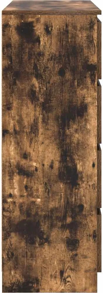 Příborník kouřový dub 100x35x99 cm kompozitní dřevo 3328493