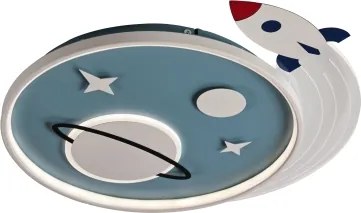 Brilagi -LED Dětské stropní svítidlo STARSHIP LED/64W/230V 3000/4500K modrá