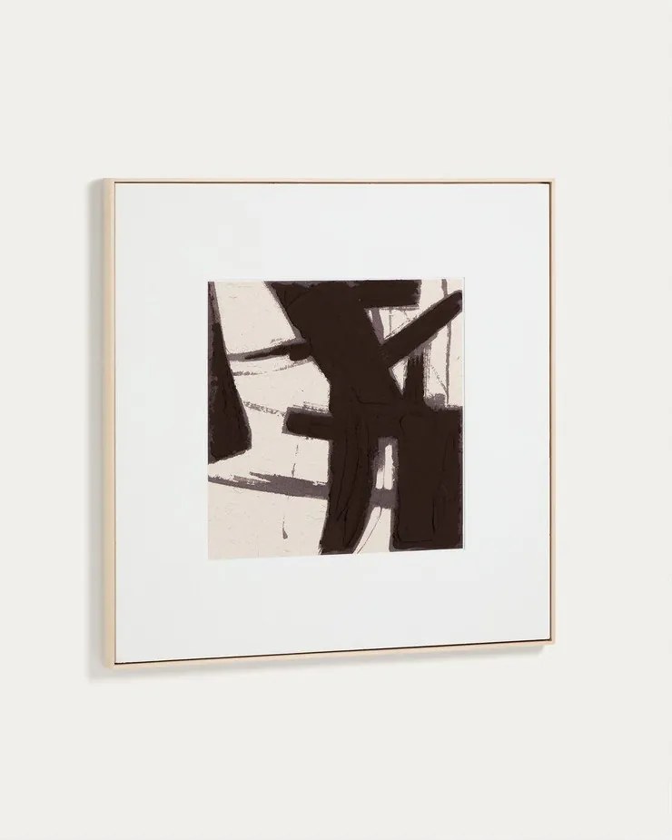 Ručně malovaný obraz s rámem/na plátně 100x100 cm Arilan – Kave Home
