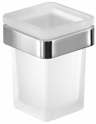 GEDY A81013 Samoa sklenka, mléčné sklo/chrom