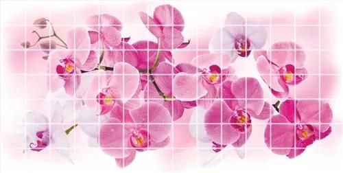 Obkladové 3D PVC panely rozměr 955 x 480 mm, tloušťka 0,2 mm, květy orchideje