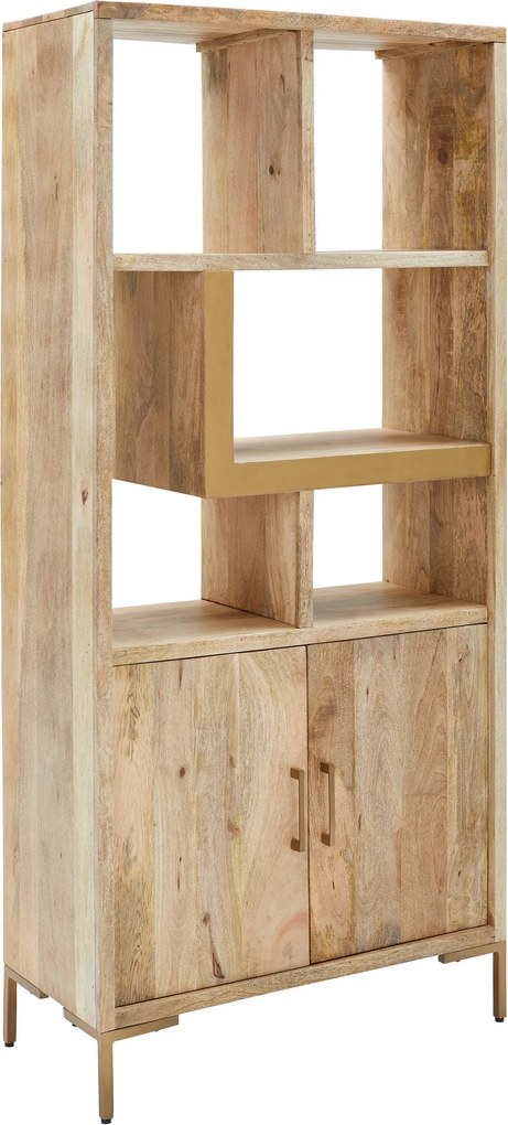 XXXLutz REGÁL, mangové dřevo, 88/192/40 cm MID.YOU - Online Only regály & police - 002367015301