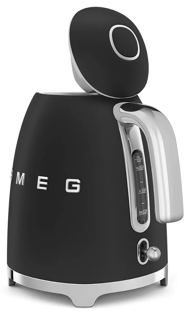 Rychlovarná konvice Smeg 50's style KLF03BLMEU / 2400 W / 1,7 l / matná černá