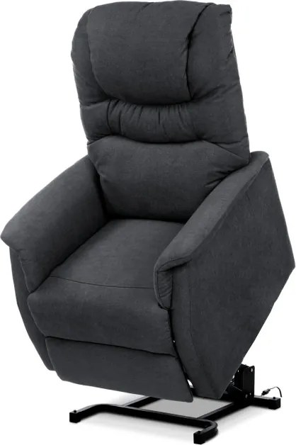 Polohovací křeslo šedé, elektrické TV-1171 GREY2