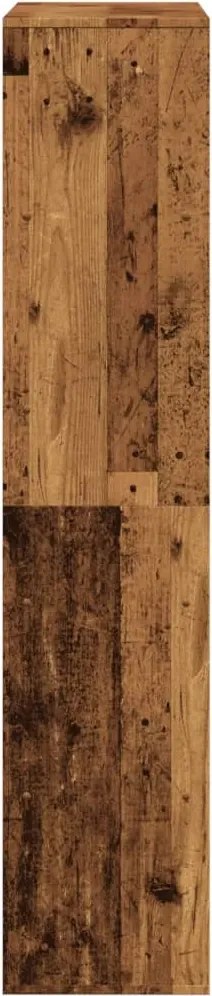 Dělicí stěna old wood 100 x 33 x 156,5 cm kompozitní dřevo 3309499