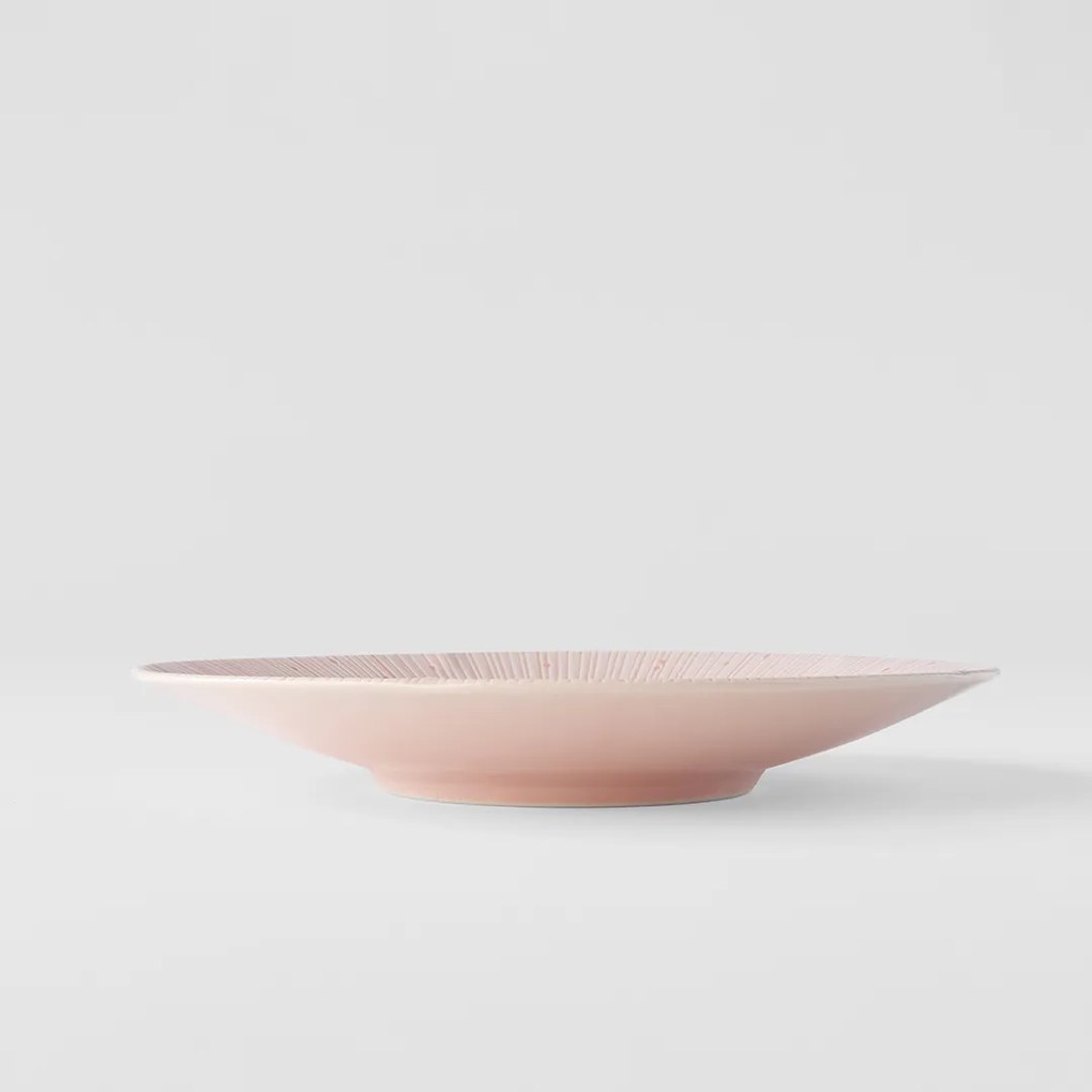 Made in Japan (MIJ) Ice Pink Mělký Talíř 24,5 cm