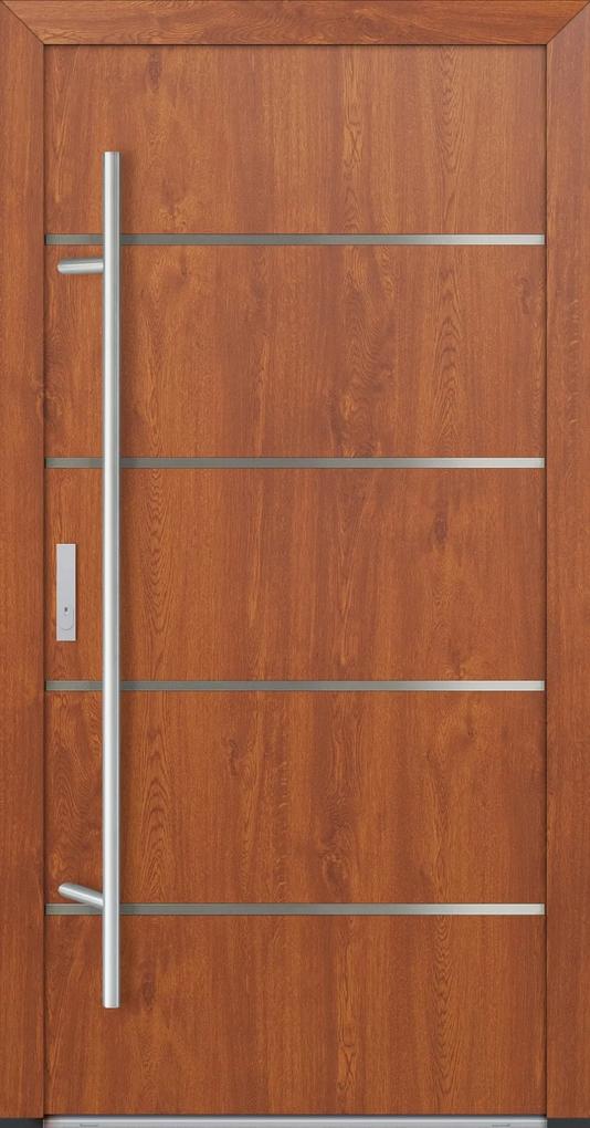 FM Turen - Feldmann & Mayer Vchodové dveře s ocelovým opláštěním FM Turen model DS02 Orientace dveří: Pravé, otevírání ven, Dekor: Bílá, Standardní rozměr dveří včetně rámu: 88 cm x 208 cm - vnější rozměr rámu