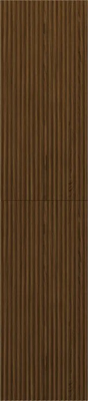 Mexen Rivel, koupelnový podstavec 35 cm, 2 dvířka, drážkovaný, ořech, 91A21-03016-2-BF86
