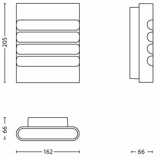 Philips 17273/93/16 - LED venkovní osvětlení MYGARDEN RACCOON 1xLED/3W/230V IP44