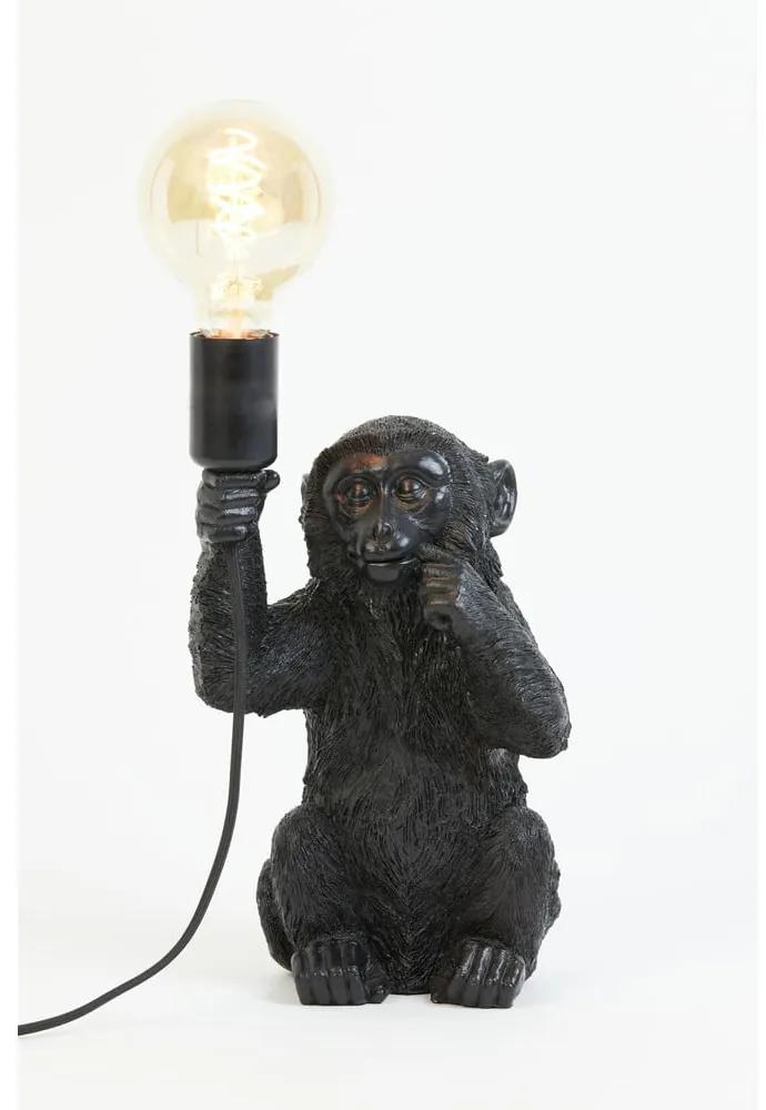Černá stolní lampa (výška 34 cm) Monkey – Light &amp; Living