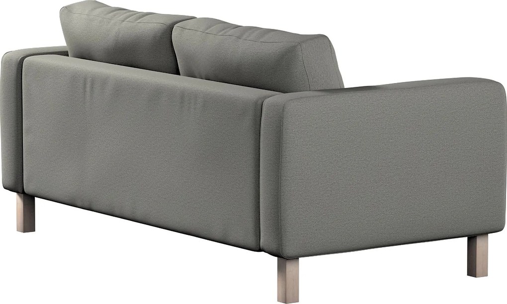 Potah na pohovku IKEA  Karlstad 2-místná, nerozkládací, krátký barva šedá látka pletený vzor