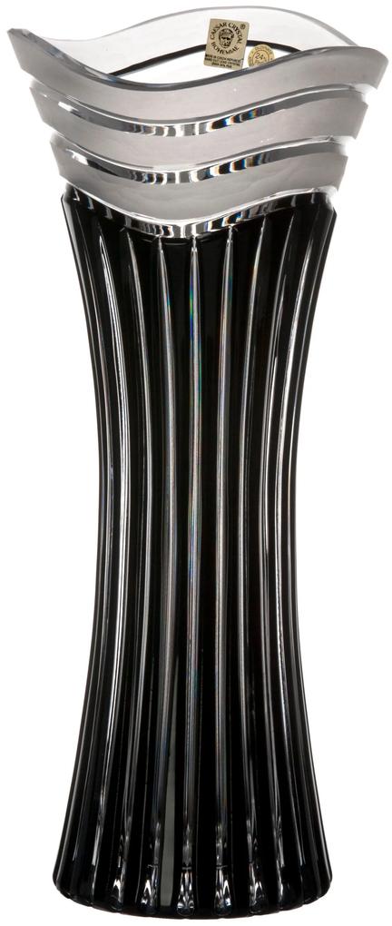 Váza Dune, barva černá, výška 250 mm