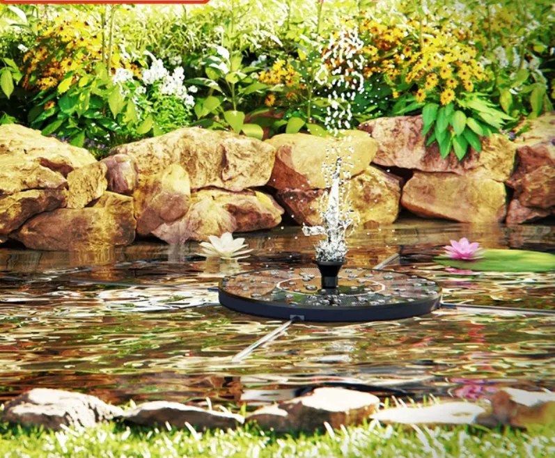 Gardebruk® Solární fontána 180L/h 160mm | černá